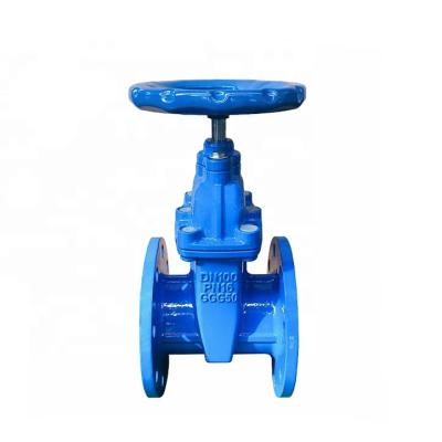 China 150-2500 Pressure DI Gate Valve API 598 Class Flanged End Blue for sale