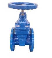 China API 6D Ductile Iron Gate Valve Blue Paint Designed To API 600 Standard for sale