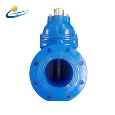 China API 6D Ductile Iron Gate Valve Blue Paint Designed To API 600 Standard for sale