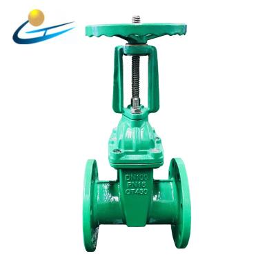 China Green Soft Seal Gate Valve 2 Inch DN50 Ductile Iron Valve for sale