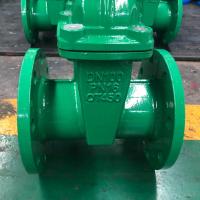 China Green Soft Seal Gate Valve 2 Inch DN50 Ductile Iron Valve for sale