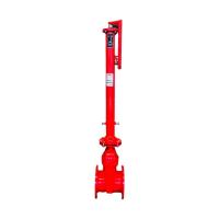 China Red Gate Valve Extension Stem Manual Extended Stem Gate Valve for sale