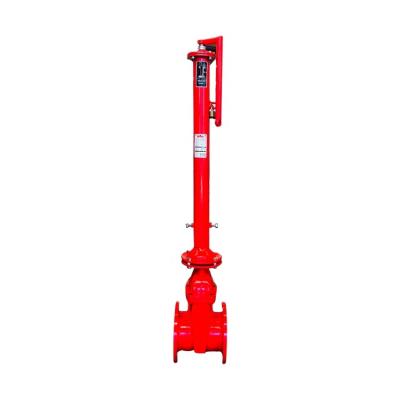 China Red Gate Valve Extension Stem Manual Extended Stem Gate Valve for sale