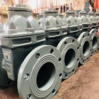 China Resilient Flanged Gate Valve Underground Ductile Iron Sluice Valve for sale