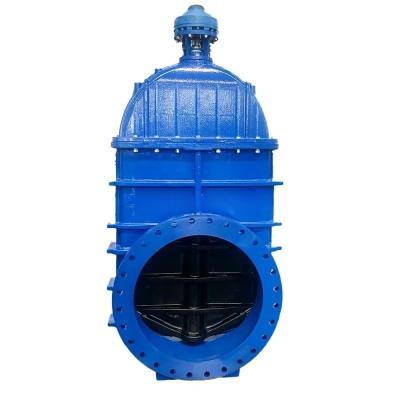 China Elastic Seat Gear Worm ANSI Gate Valve Flange Connected Large Diameter for sale