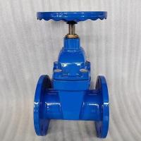 China QT450 DN50 PN16 Non Rising Stem Gate Valve Soft Sealing Elastic Seat Flange for sale