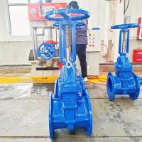 China Ductile Iron Rising Stem Resilient Seated Gate Valve 2-48 Inch Flanged for sale