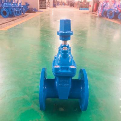 China QT450 PN16 Ductile Iron Flanged Gate Valve DN300 BS5163 for Water Supply for sale