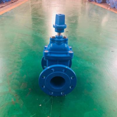 China Ductile Iron Flange Gate Valve DN250 DN350 PN16 Manual DI Gate Valve for sale