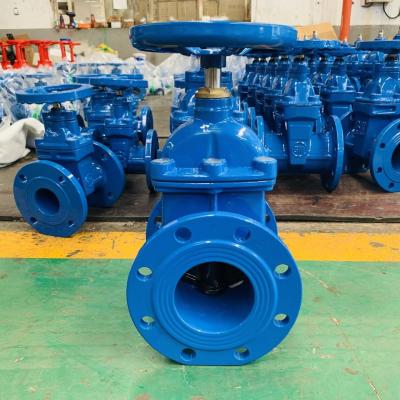 China GGG50 Ductile Iron Flanged Gate Valve DN50-DN600 PN10 PN16 Manual for sale