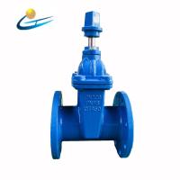China F4 DIN Underground Gate Valve PN16 Non Rising Stem Flanged DN50-DN1200 for sale