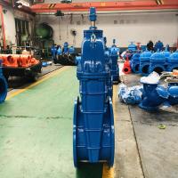 China Non Rising Stem Underground Gate Valve PN16 DN50-DN1200 Ductile Iron Flanged for sale