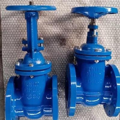 China Ductile Iron Metal Seat Gate Valve GGG40 GGG50 PN10 PN16 2-24 Inch for sale