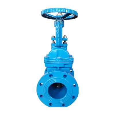 China Ductile Iron Metal Seat Gate Valve PN16 Handwheel Flange End 2-24 Inch for sale