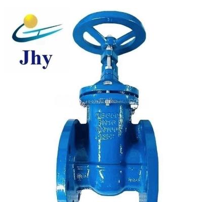 China 16 Inch Cast Iron GG25 Metal Seat Gate Valve PN16 Flange End Hand Wheel for sale