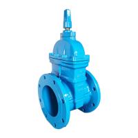 China 4 Inch Metal Seat Gate Valve PN10 PN16 Cast Iron GGG50 Handwheel Flange End for sale