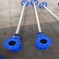 China TUV SGS Extension Stem Gate Valve Handle Extension Blue Color for sale