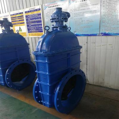 China ANSI GGG40 Worm Gear Gate Valve 5 Inch 8 Inch 10 Inch 12 Inch Soft Sealing Flanged for sale