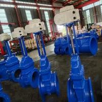 China QT450 Electric PN10 Gate Valve Ductile Iron Flanged DN50-DN600 for sale