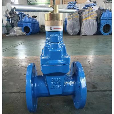 China Lock CI Gate Valve DN300 DN350 Flange Type Gate Valve for Water for sale