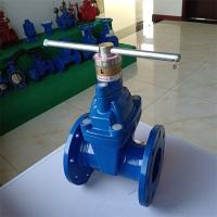 China Ductile Iron Lock Gate Valve Water Wedge Shaped Gate Valve for sale