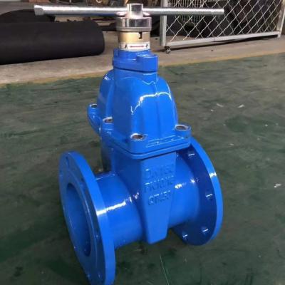 China Flange Connection Lock Gate Valve Non Rising Stem Valve ANSI Standard for sale