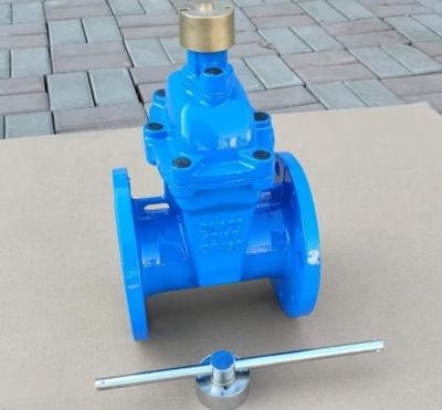 China GOST Lock Cast Iron Gate Valve With Flange Connection For Water for sale