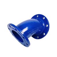 China PN25 Ductile Iron Double Flanged Bend 90/45 Degree ISO 2531 Pipe Fittings for sale