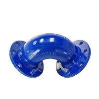 China PN25 Ductile Iron Double Flanged Bend 90/45 Degree ISO 2531 Pipe Fittings for sale