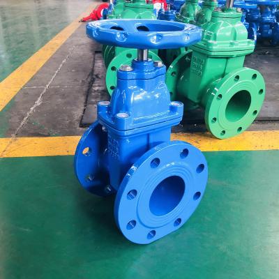 China JIS Non Rising Stem Resilient Seat Ductile Iron Flange End Gate Valve 10K for sale