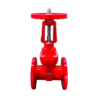China Flange End Rubber Seat DIN Non Rising Stem Gate Valve for sale