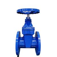China Soft Sealing Elastic Seat DN100 Rising Stem Gate Valve for sale