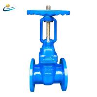 China Soft Sealing Elastic Seat DN100 Rising Stem Gate Valve for sale