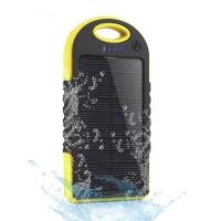 China 4000mAh Solar Power Bank , 5V/1A Portable Mobile Phone Charger for sale