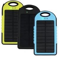 China 4000mAh Solar Power Bank , 5V/1A Portable Mobile Phone Charger for sale