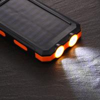 China IPX6 Waterproof Power Bank 20000mah Solar Charger Portable for sale
