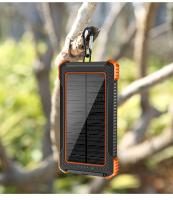 China Wireless 20000mah Solar Power Items Grade A Portable Power Bank for sale