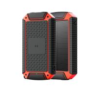 China Waterproof 20000mah Solar Power Bank , Portable Solar Phone Charger for sale