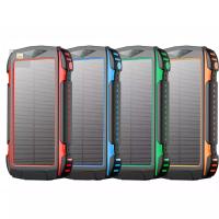 China 20000mah 30000mAh Solar Power Items Li Polymer Battery Wireless Fast Charger for sale