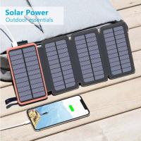 China Waterproof Solar Power Items 20000mAh 5V 2A Outdoor Solar Power Bank for sale