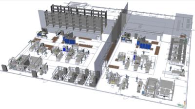 China LCO / LMO Battery Factory Engineering ,  Lithium Ion Battery Plant Construction for sale