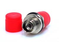 China Round Small D Fiber Optical Adapter , Flange FC - FC Flexible Coupling Adapter for sale