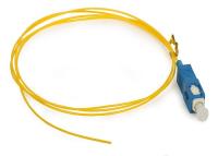 China Yellow SM Pigtail Fiber Optic Cable G652D Simplex 0.9 / 2.0mm LSZH For CATV Systems for sale