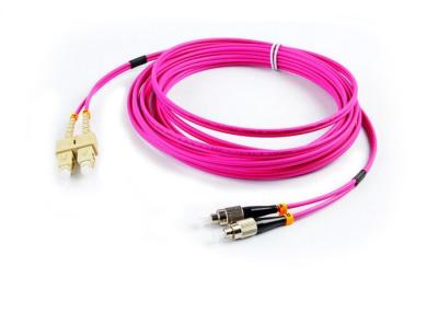 China 3.0mm Diameter Fiber Optic Patch Cord Gigabit Multimode Duplex SC - SC Patch Cord for sale