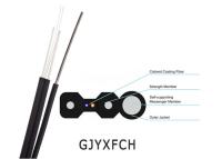 China 4 Core Optical Fiber Cable Self - Supporting Black / White LSZH Sheath For FTTH for sale