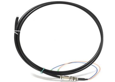 China Outdoor Optical Fiber Pigtail SC / APC 2 Core Black Jacket For Local Area Network for sale
