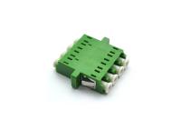 China Telecom Network LC Fiber Connector , Quad Single Mode Flange Coupling Adaptor for sale