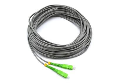 China Simplex SC / APC Pigtail SM G652D 2.0mm 2 Core Single Mode Fiber Jumpers for sale