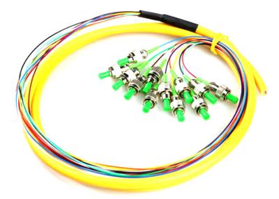 China Multimode FTTH Fiber Optic Cable , FC / APC 12 Core Optical Fiber Cable for sale