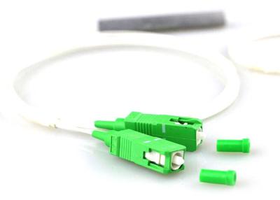 China 1x2 Bare Optical Fiber Splitter Superior Uniformity Passive Optical Splitter for sale